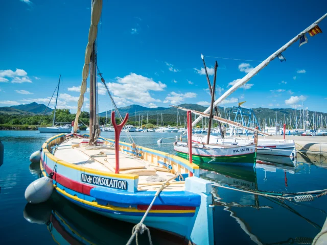 Les barques catalanes Port-Argelès Catalan boats |Office de Tourisme ...