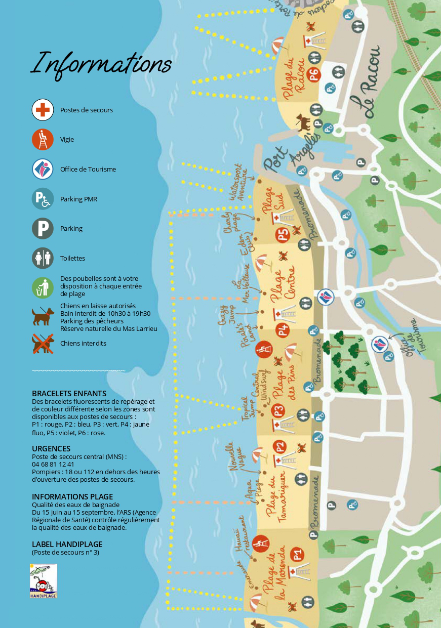 Strandclub in Argelès-sur-Mer : ein Tag mit den Füßen im Wasser ...