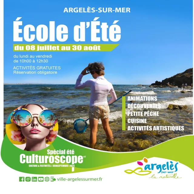 Ecole d’été à Argelès-sur-Mer L’école d’été |Office de Tourisme Argelès-sur-Mer Office de ...